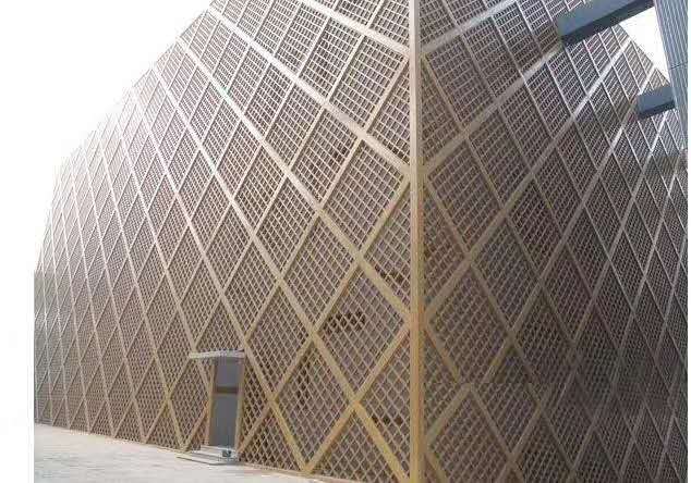 Oval Metal Mesh Perforated Sheet - Foshan Qi Aluminum Decorative ...