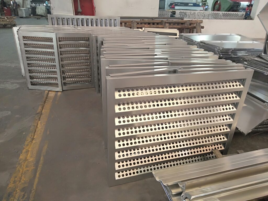 metal covers for window and air conditioner decoration