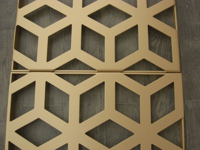 Exterior Aluminum Carved Cladding Air Conditioner Cover Panel with ...