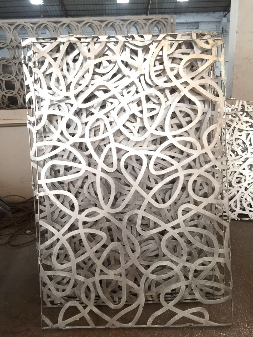 Outdoor Wall Panels Laser Cut Aluminum Wall Facade Decorative Screen
