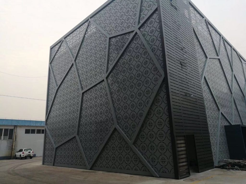 Aluminum Panels Exterior Building Facade、aluminum facade panel wall