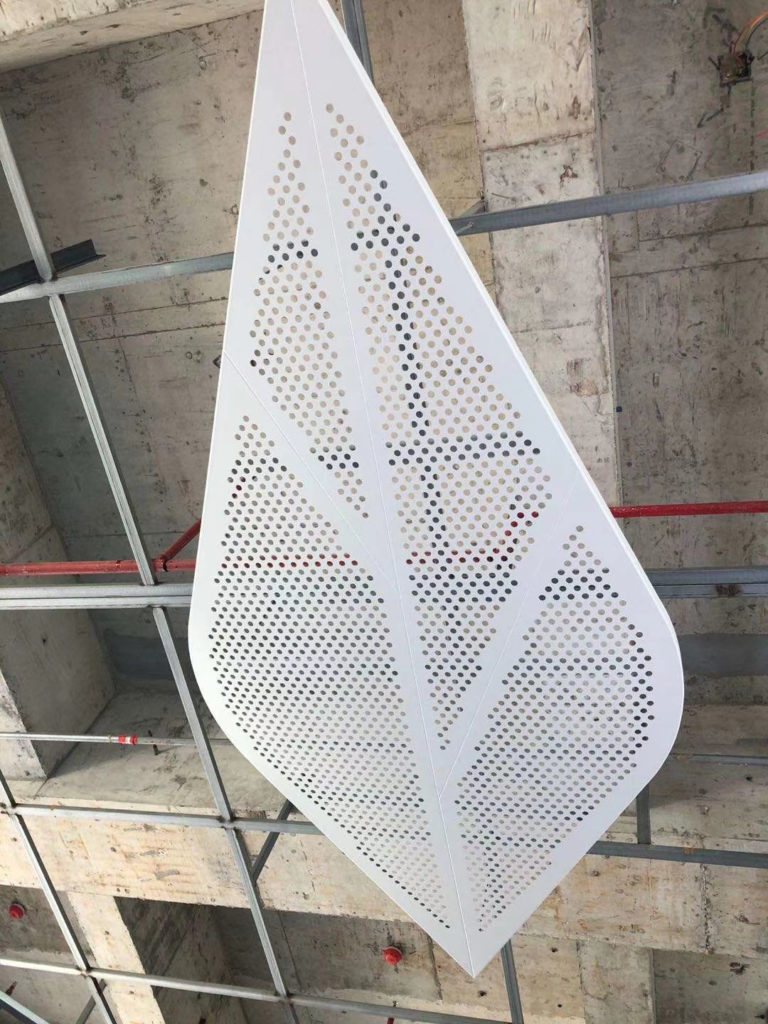 Aluminum Punching Metal Panel/aluminum perforated panel curtain wall