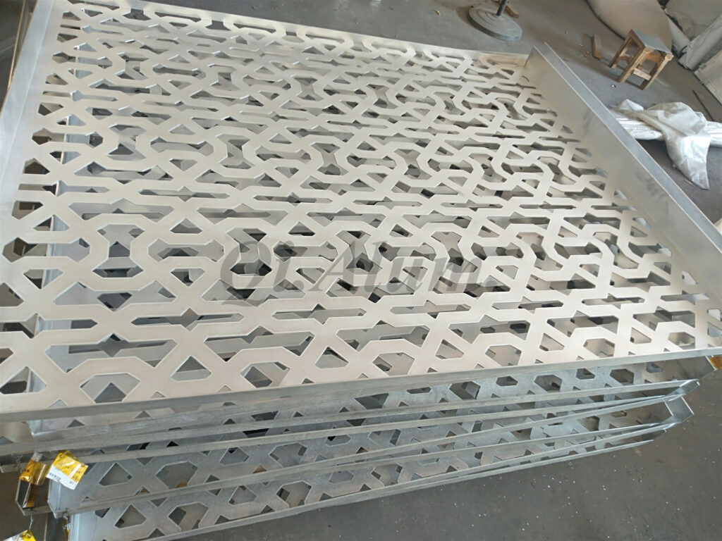 Triangle Perforated Aluminum Cladding Wall Panel - Aluminum Building ...