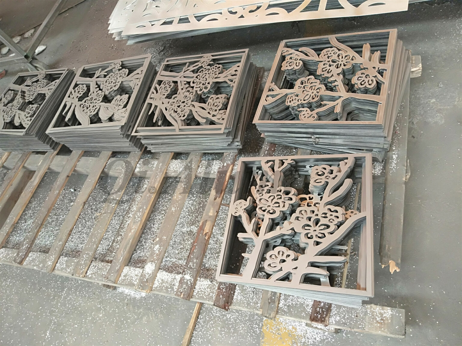 Triangle Perforated Aluminum Cladding Wall Panel - Aluminum Building ...