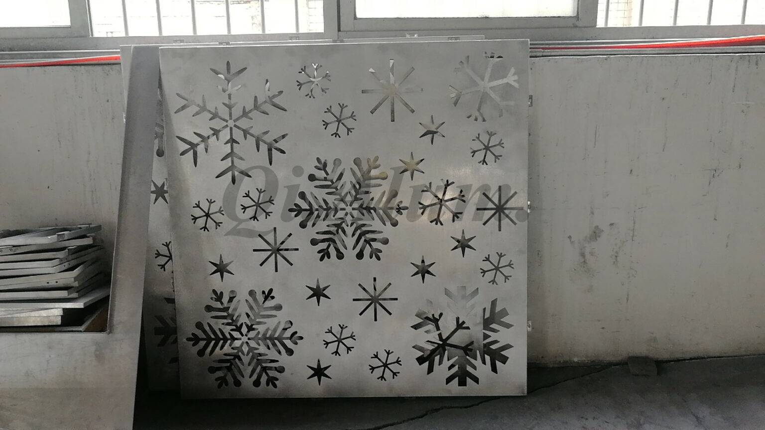 Triangle Perforated Aluminum Cladding Wall Panel - Aluminum Building ...