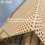Triangle Perforated Aluminum Cladding Wall Panel - Aluminum Building ...