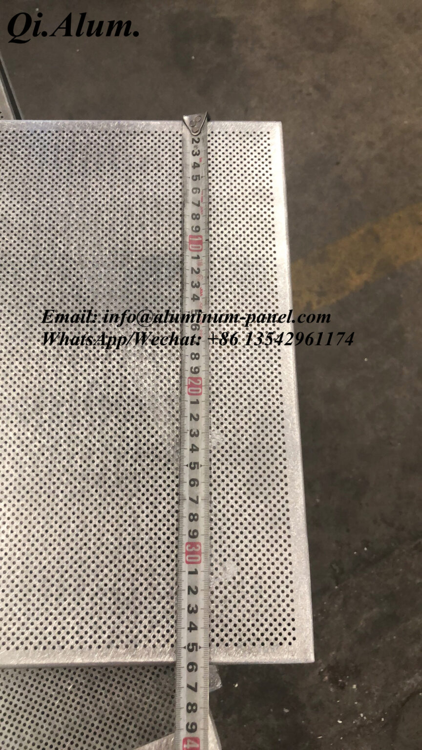 Fluorine-carbon Aluminum Single Sheet Wall Perforated Aluminum ...
