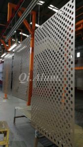 Triangle Perforated Aluminum Cladding Wall Panel - Aluminum Building ...