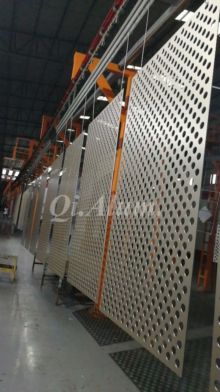Triangle Perforated Aluminum Cladding Wall Panel - Aluminum Building ...