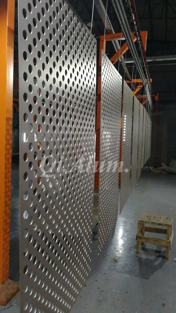 Triangle Perforated Aluminum Cladding Wall Panel - Aluminum Building ...