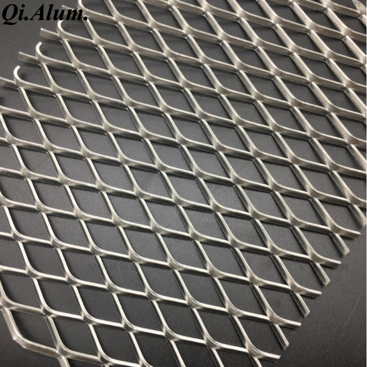 Decorative Aluminum Expanded Metal Mesh Exterior Building Facades