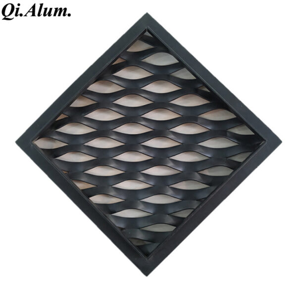 PPG Paint Aluminum Expanded Mesh Panel For Exterior Construction Decorative