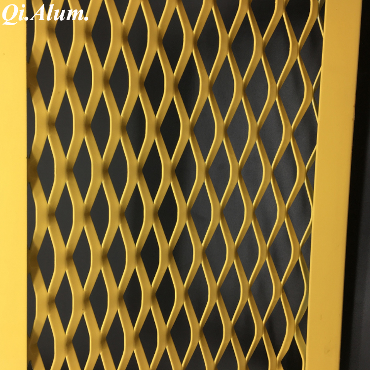 AA5005 SDF Powder Coating Indoor Decorative Laser Cut Aluminum Mesh Panels