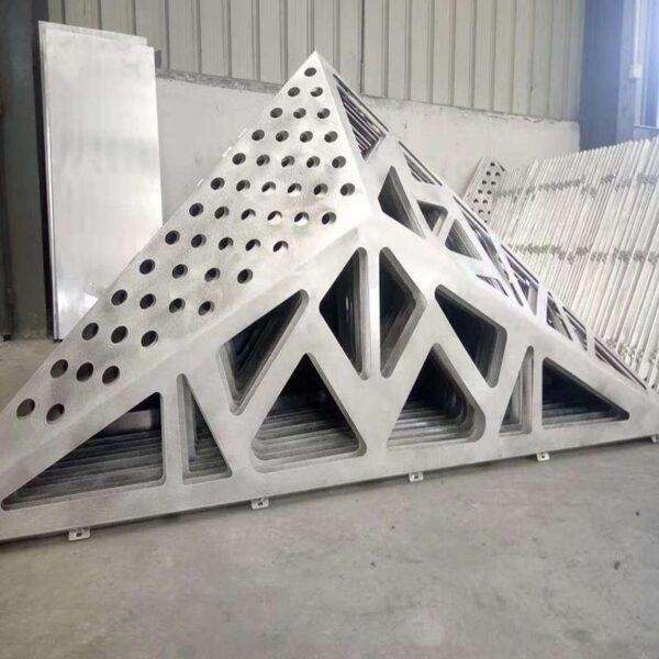 Carved aluminum single panel，Aluminum perforated panel