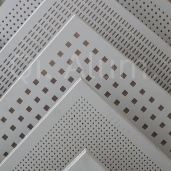 Morden architecture facades panel Aluminum perforated solid panel