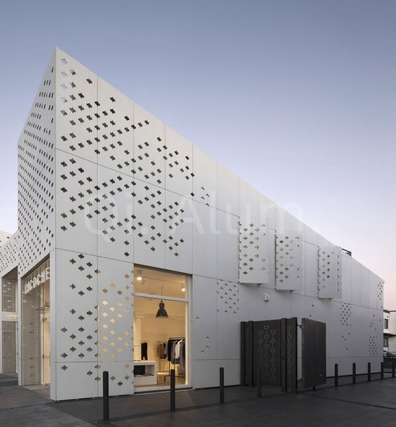 Custom perforated Design aluminum Panel wall facade Cladding