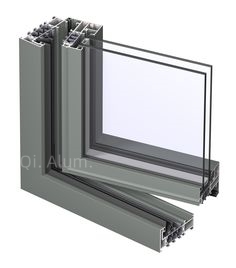Aluminum Windows Frame Anodized Matte Aluminum Profiles