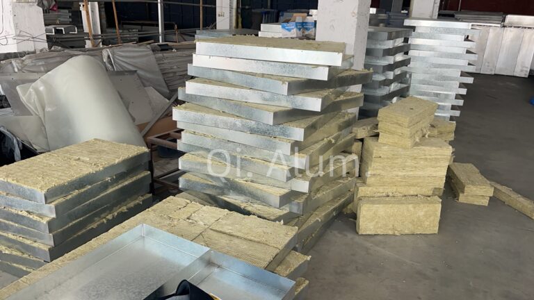 GI backpan 1mm galvanized steel sheet , rockwool