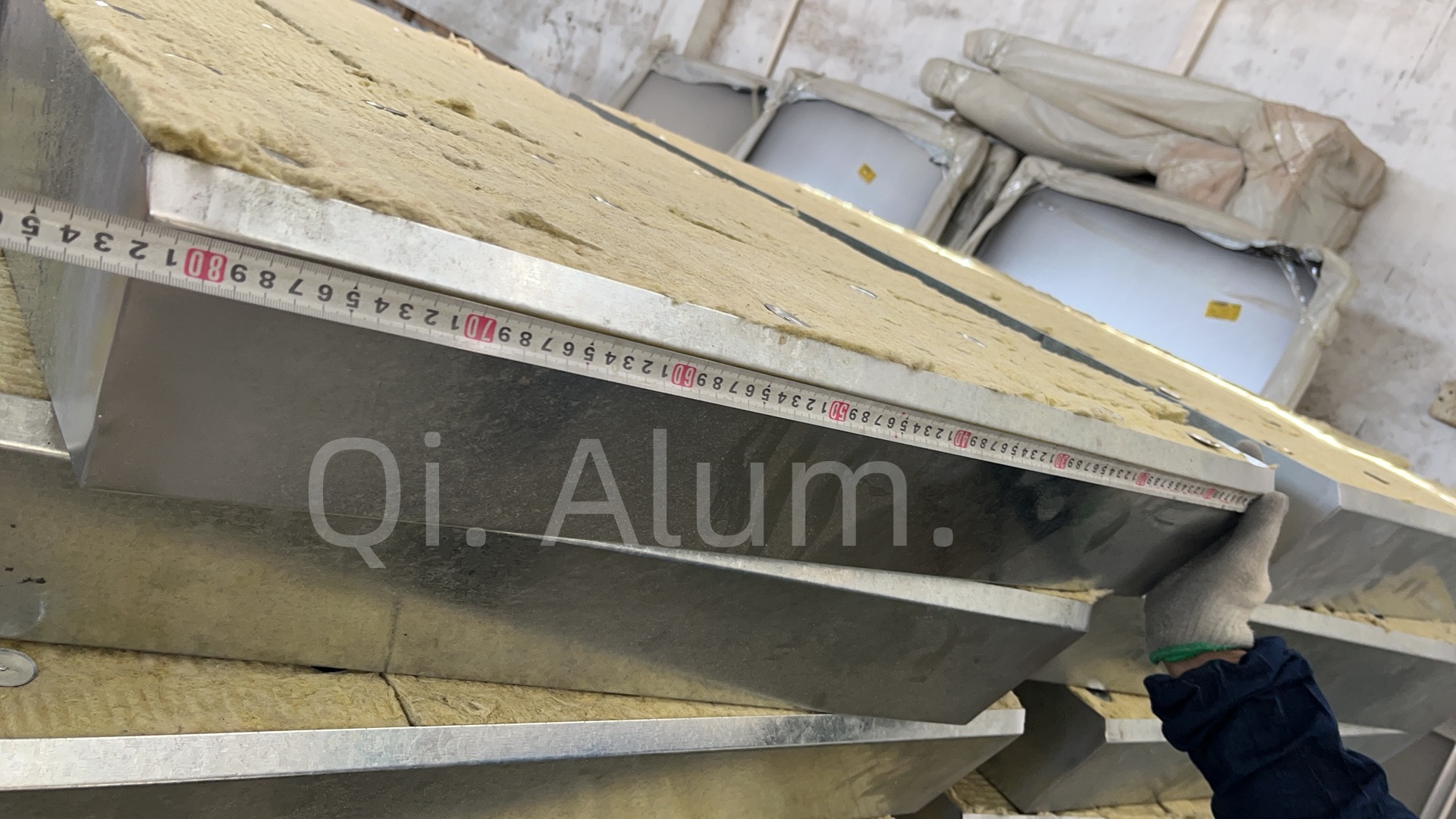 Lightweigh GI backpan of Aluminum curtain facade wall with convenient ...