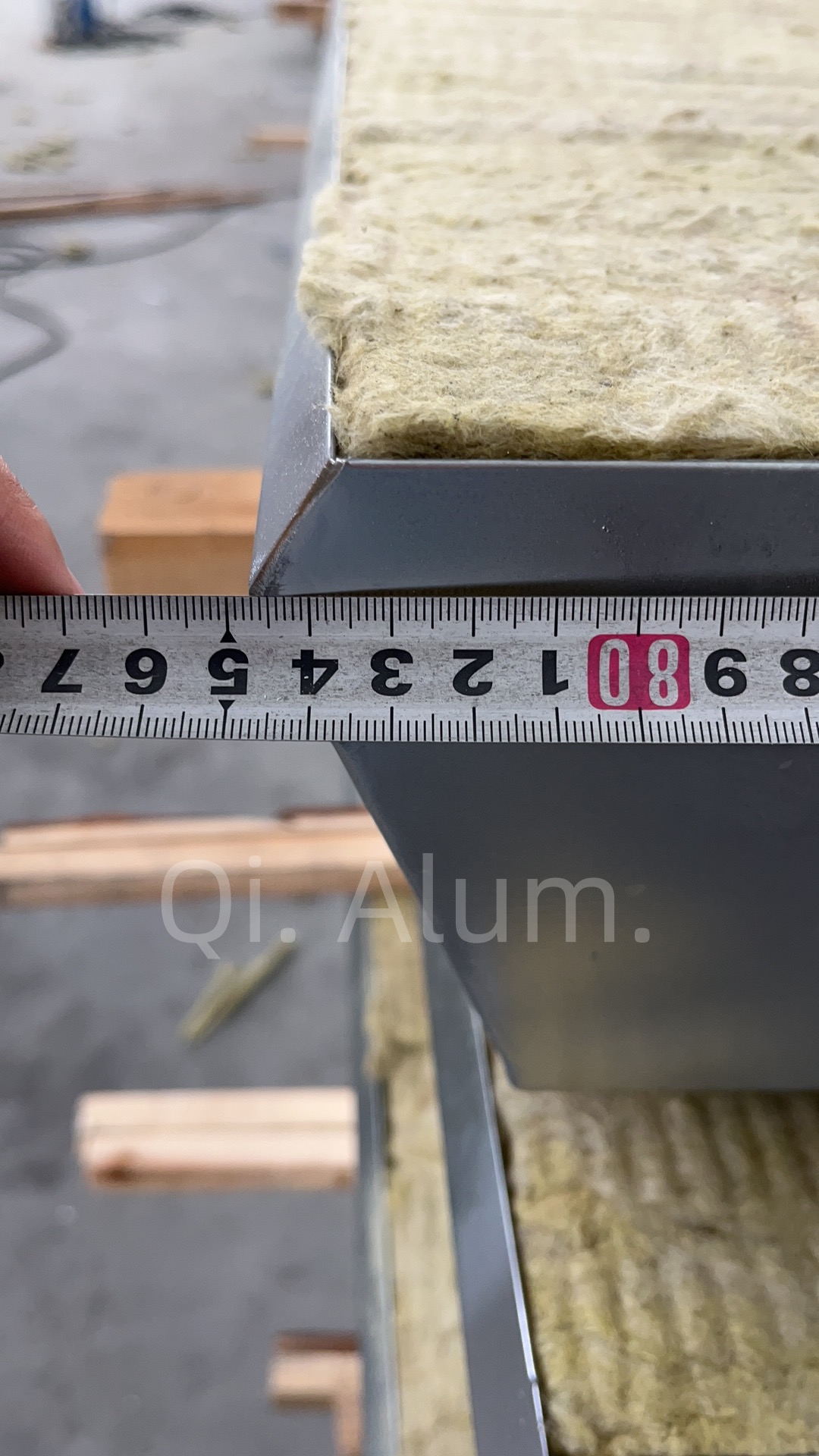 Lightweigh GI backpan of Aluminum curtain facade wall with convenient ...