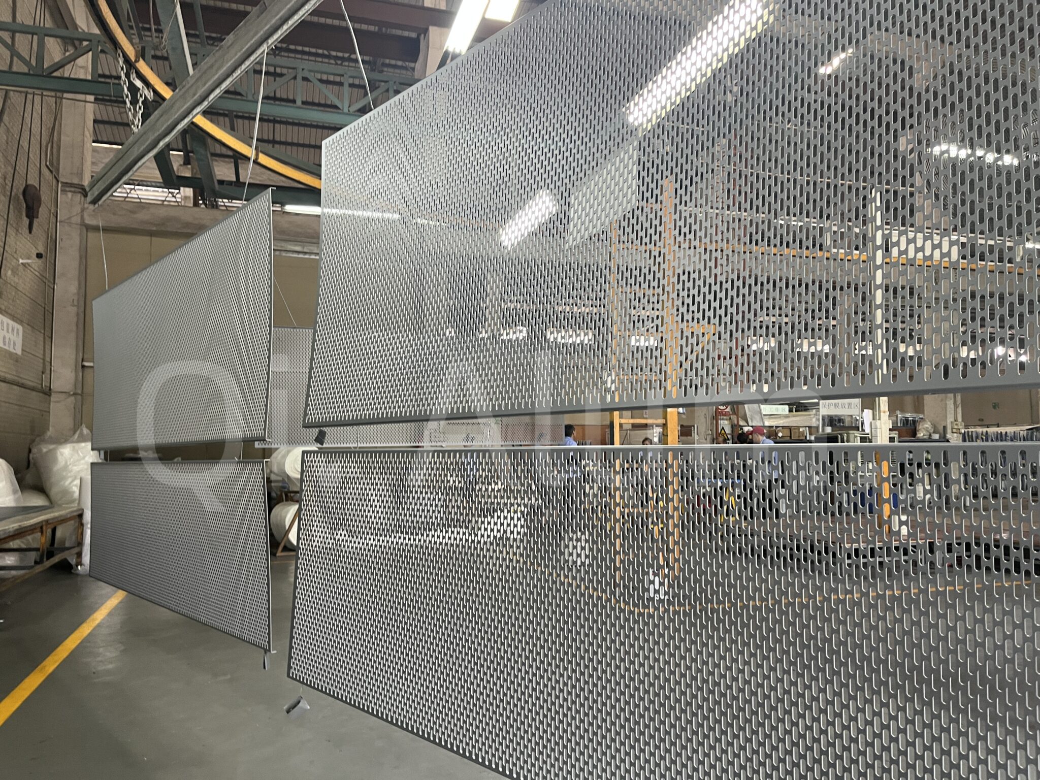 10mm thickness aluminum wall cladding perforated metal sheet