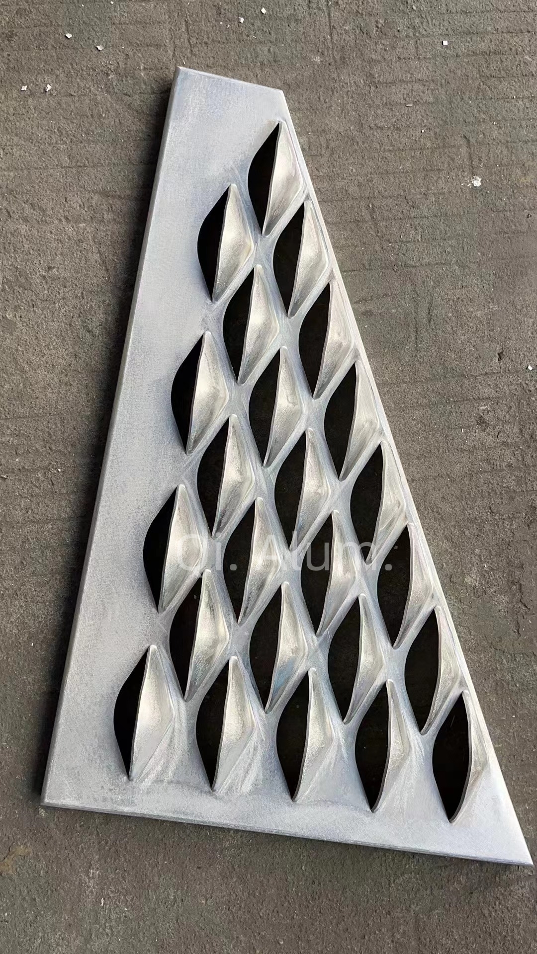 3MM aluminum fish scale panel, Aluminum hole Punching panel