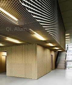 Diamond Aluminum Sheet Expanded Metal Wire Mesh Ceiling