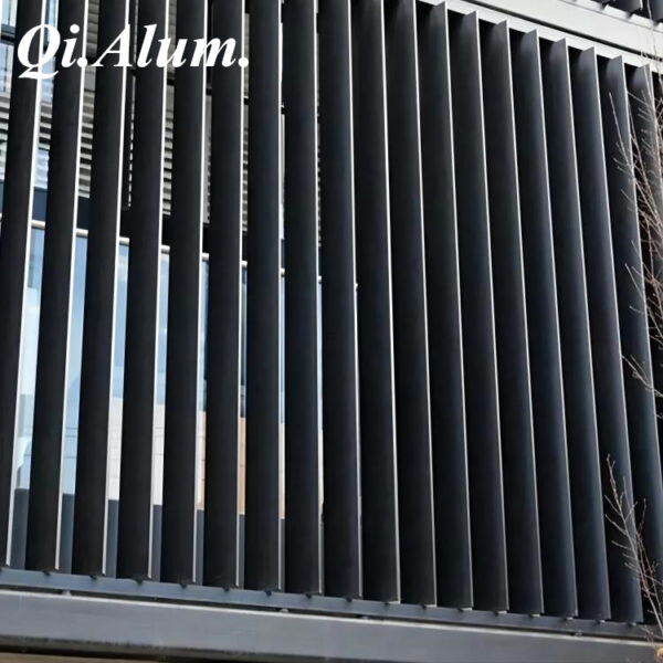 Sunscreen Aluminium Louver Facade for Building Facades