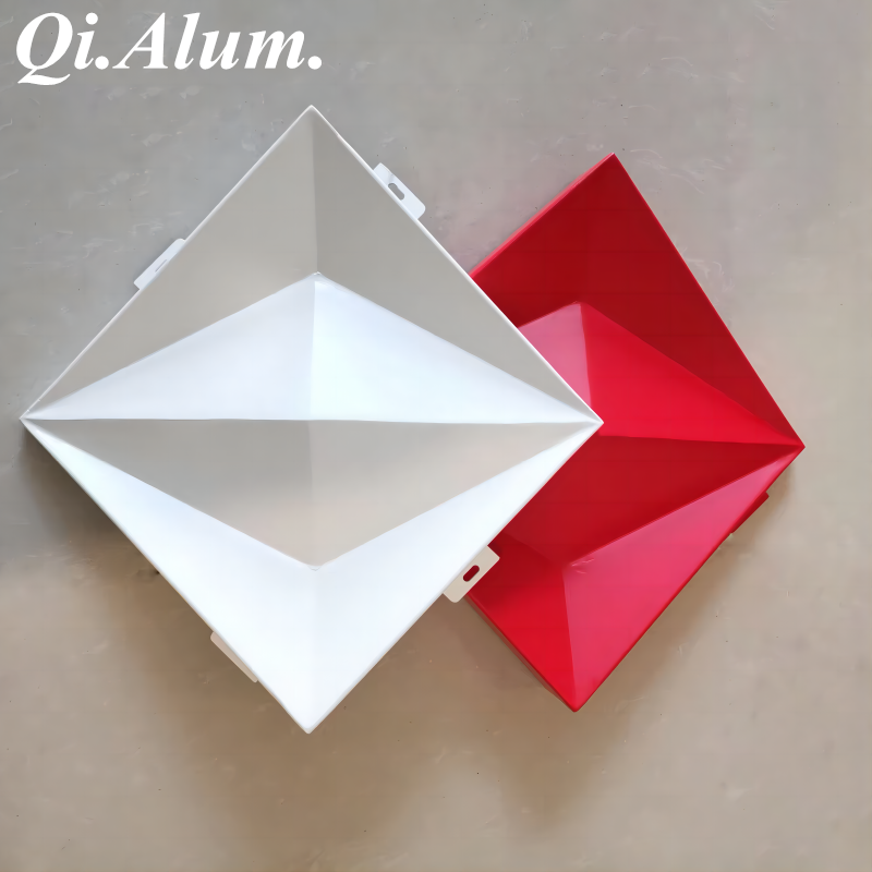 Novel Design Metal Texture 3D Aluminum Panel Building Materials