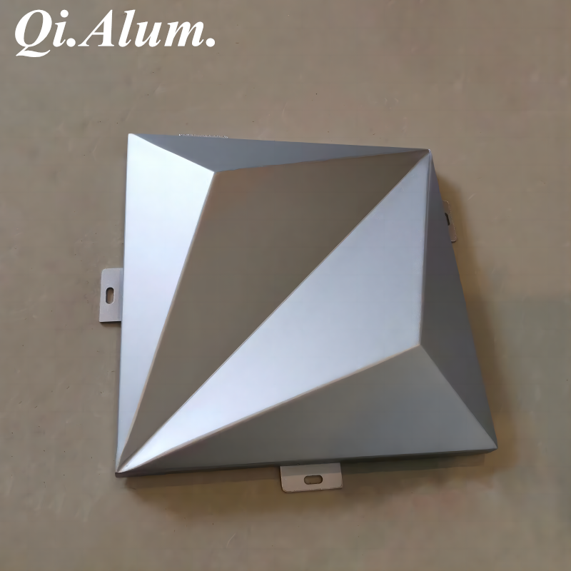 3D triangle Aluminum Panel Cladding Design Panels Wall Cladding