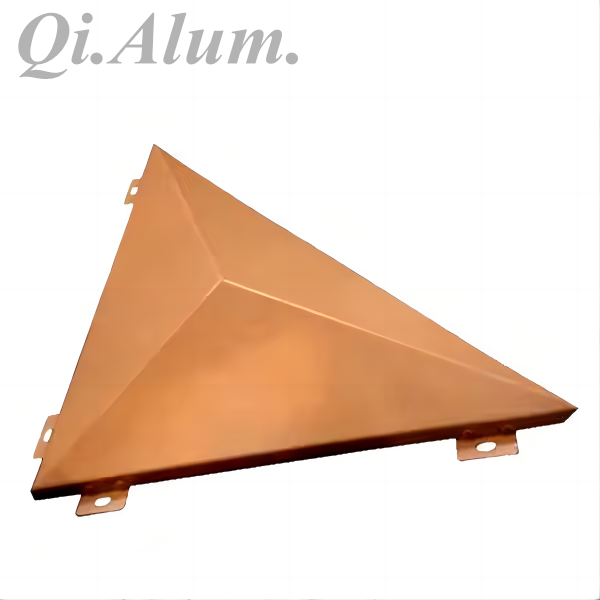 3D triangle Aluminum Panel Cladding Design Panels Wall Cladding