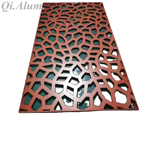 Outdoor Decorative Laser Cut Metal Panel Aluminum Garden Screen