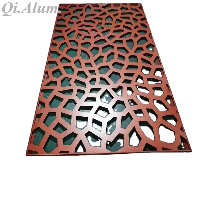 Outdoor Decorative Laser Cut Metal Panel Aluminum Garden Screen