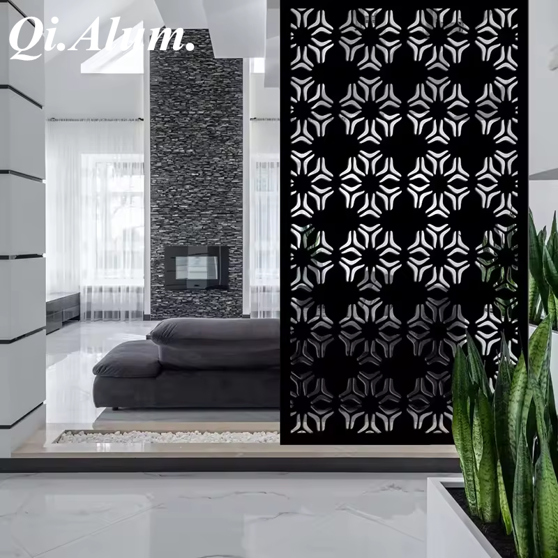 Laser Cut Aluminum Screen Room Dividers Screens Building Metal Screen