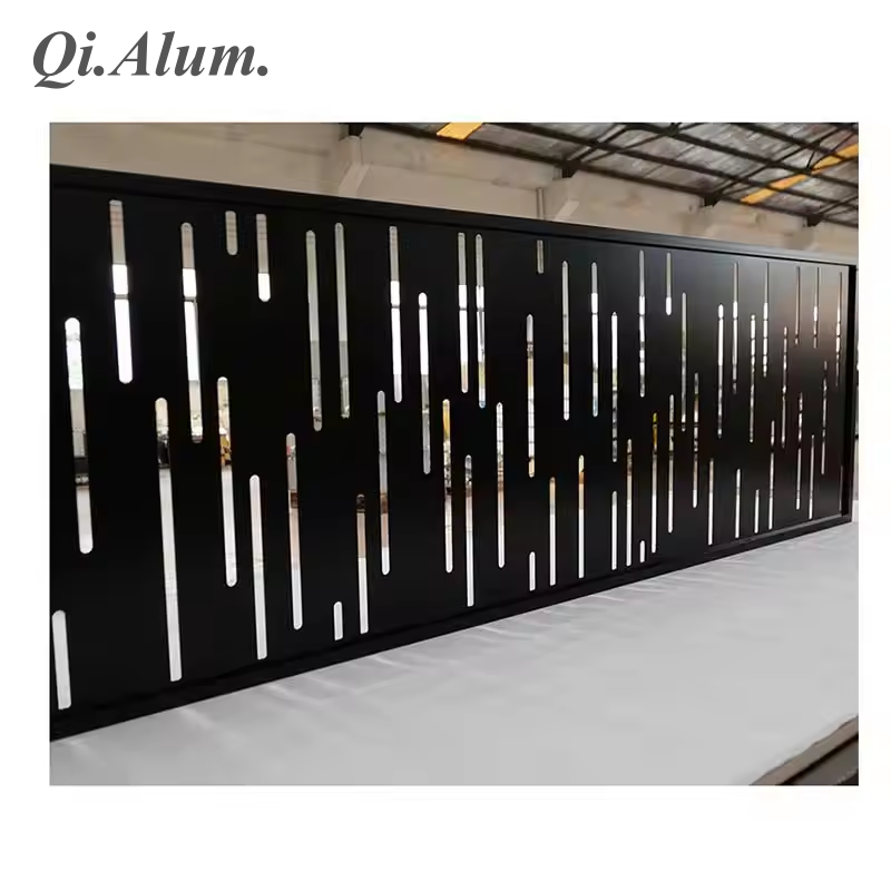 Aluminium Laser Cutting Perforated Decorative Screen Porch Panel