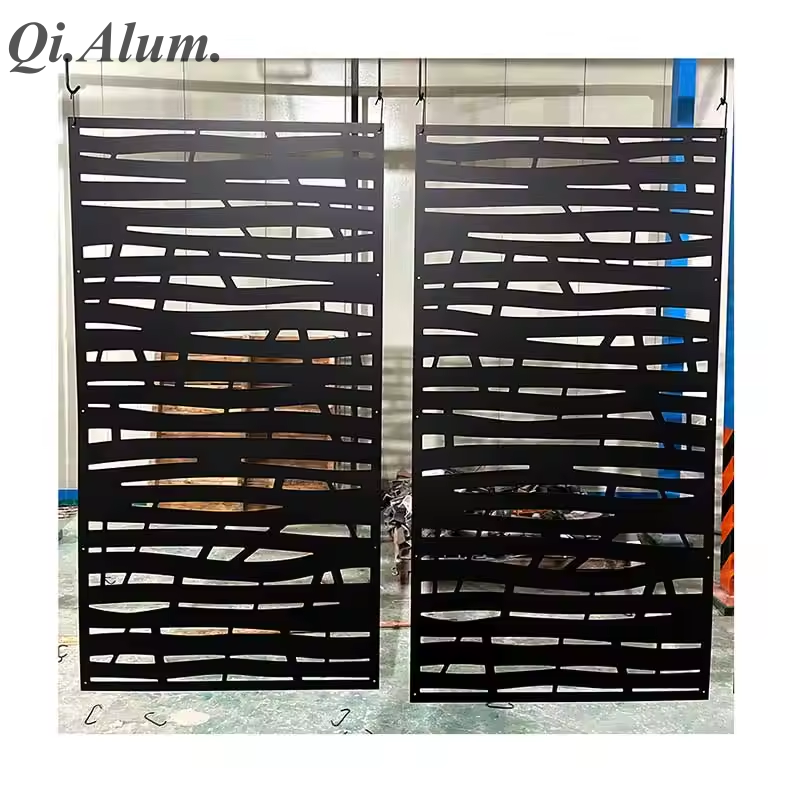 Aluminium Laser Cutting Perforated Decorative Screen Porch Panel