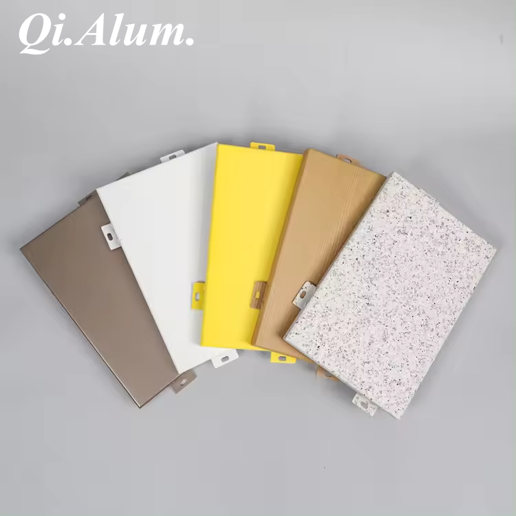 Exterior siding building material facade cladding aluminum solid panel