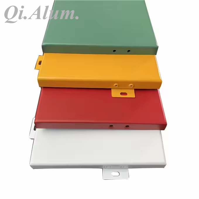3mm 4mm 5mm Cladding exterior wall fireproof aluminum solid panels
