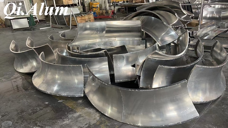 All About Double - Curved Aluminum Single Panels