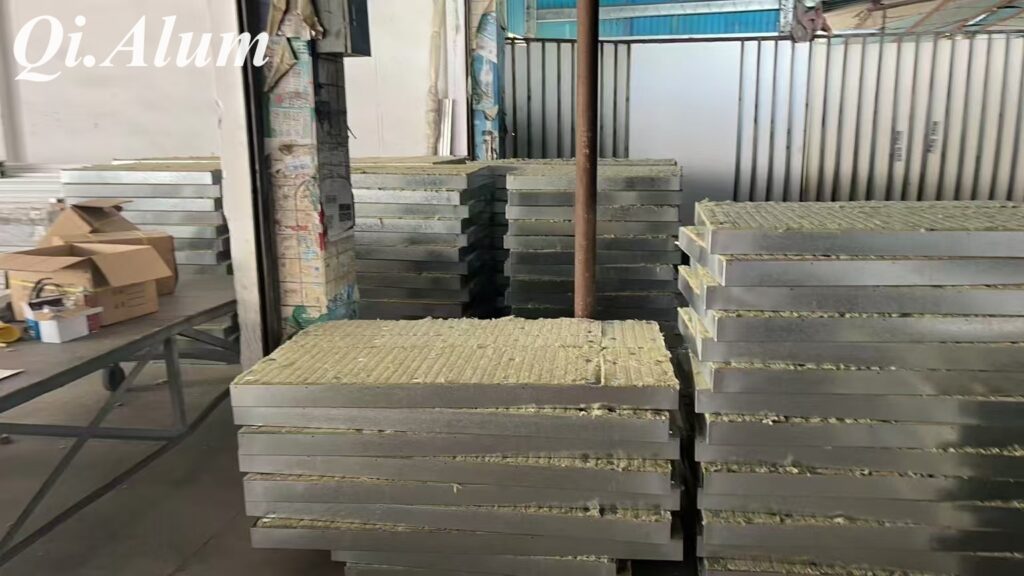 Fireproof Aluminum Rock Wool Panels for Smart Construction